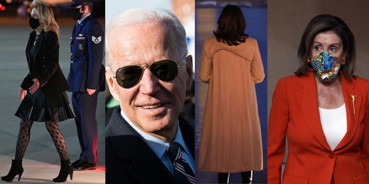 5 U.S. Politicians Who Speak Fluent Fashion - Jill Biden Tights Kamala ...