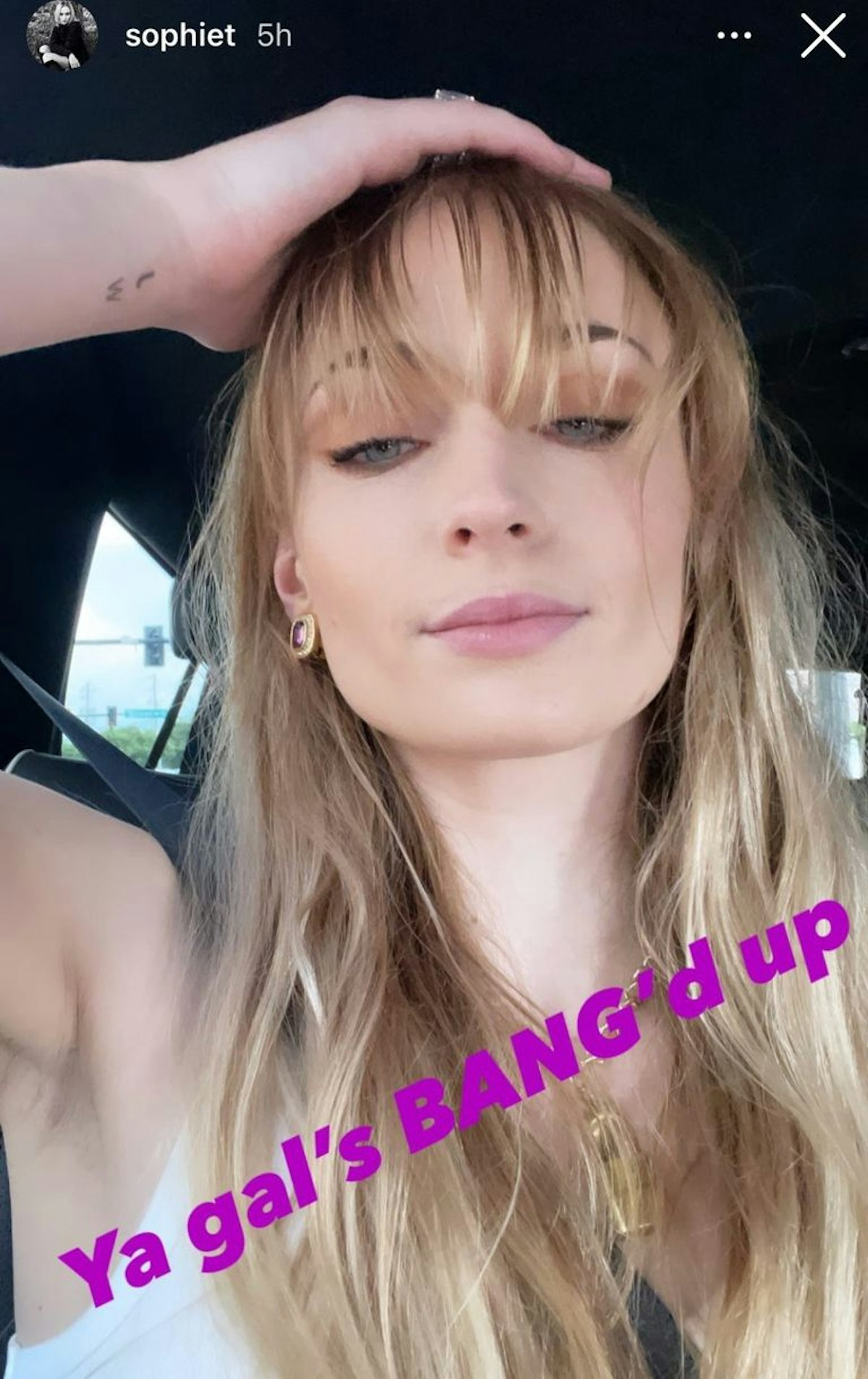 Sophie Turner Just Got Bangs