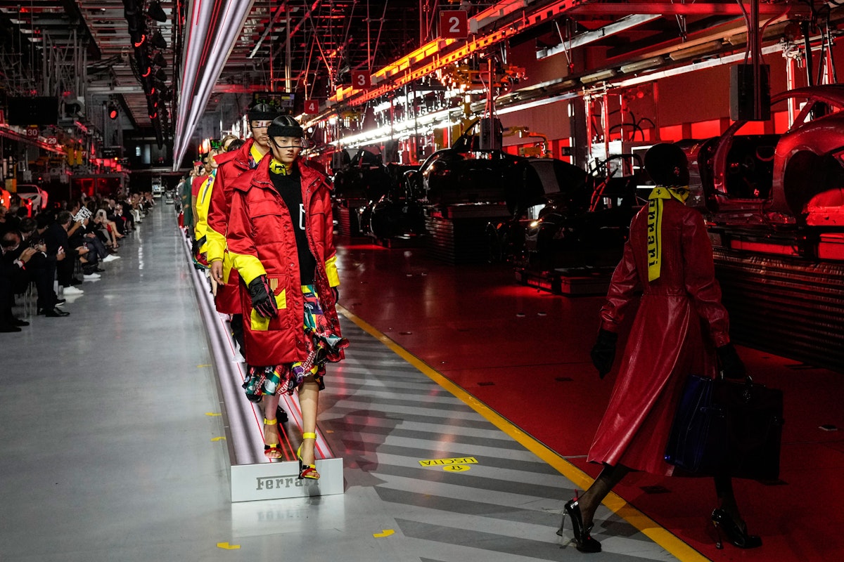 Ferrari Steps On The Gas with First Runway Fashion Collection - Ferrari ...