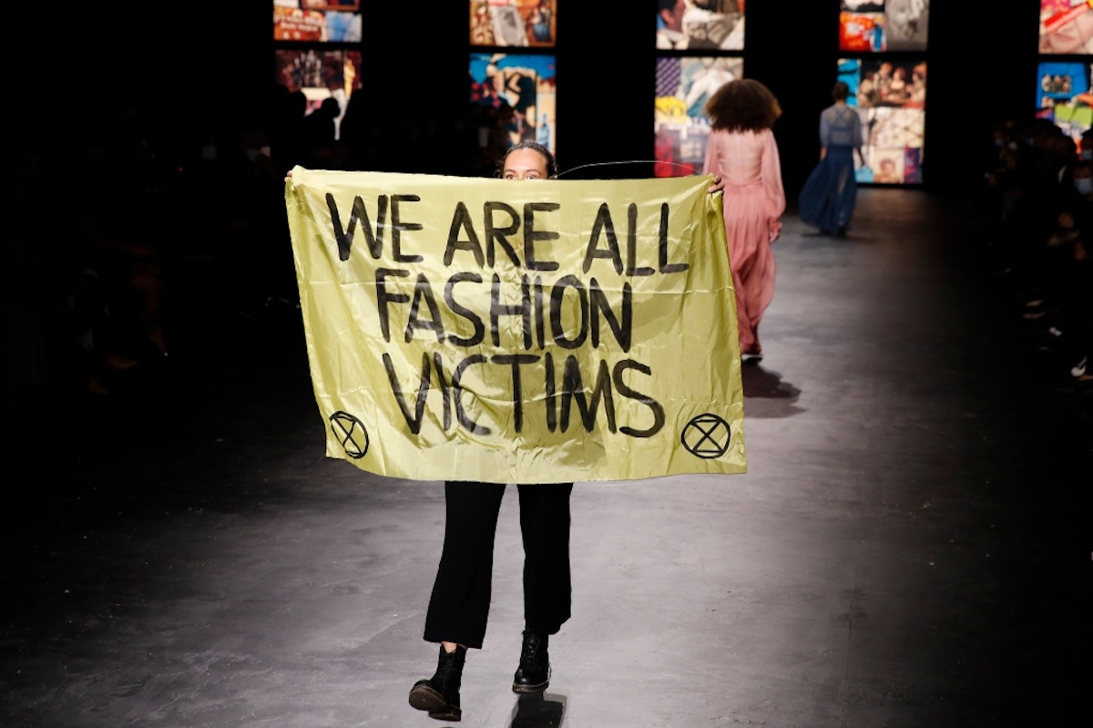7 Runway Crashers in Fashion History - Fashion Week Protest Activists