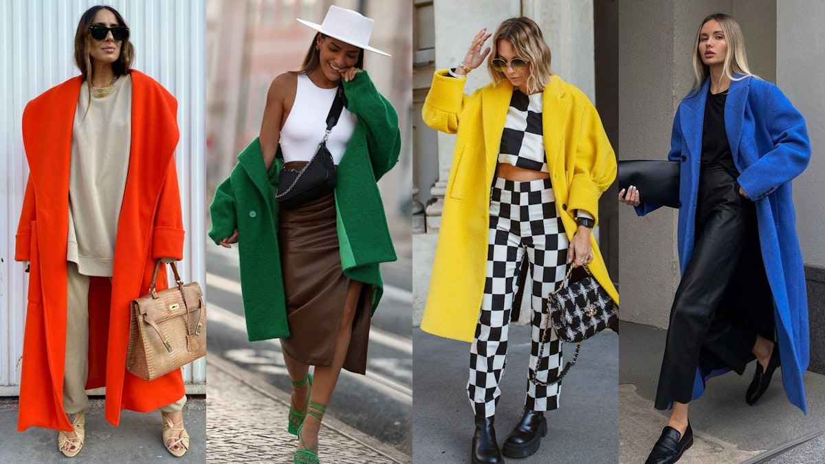 This Season is Dominated by Bright Outerwear — Colorful Coats Fall 2021 ...