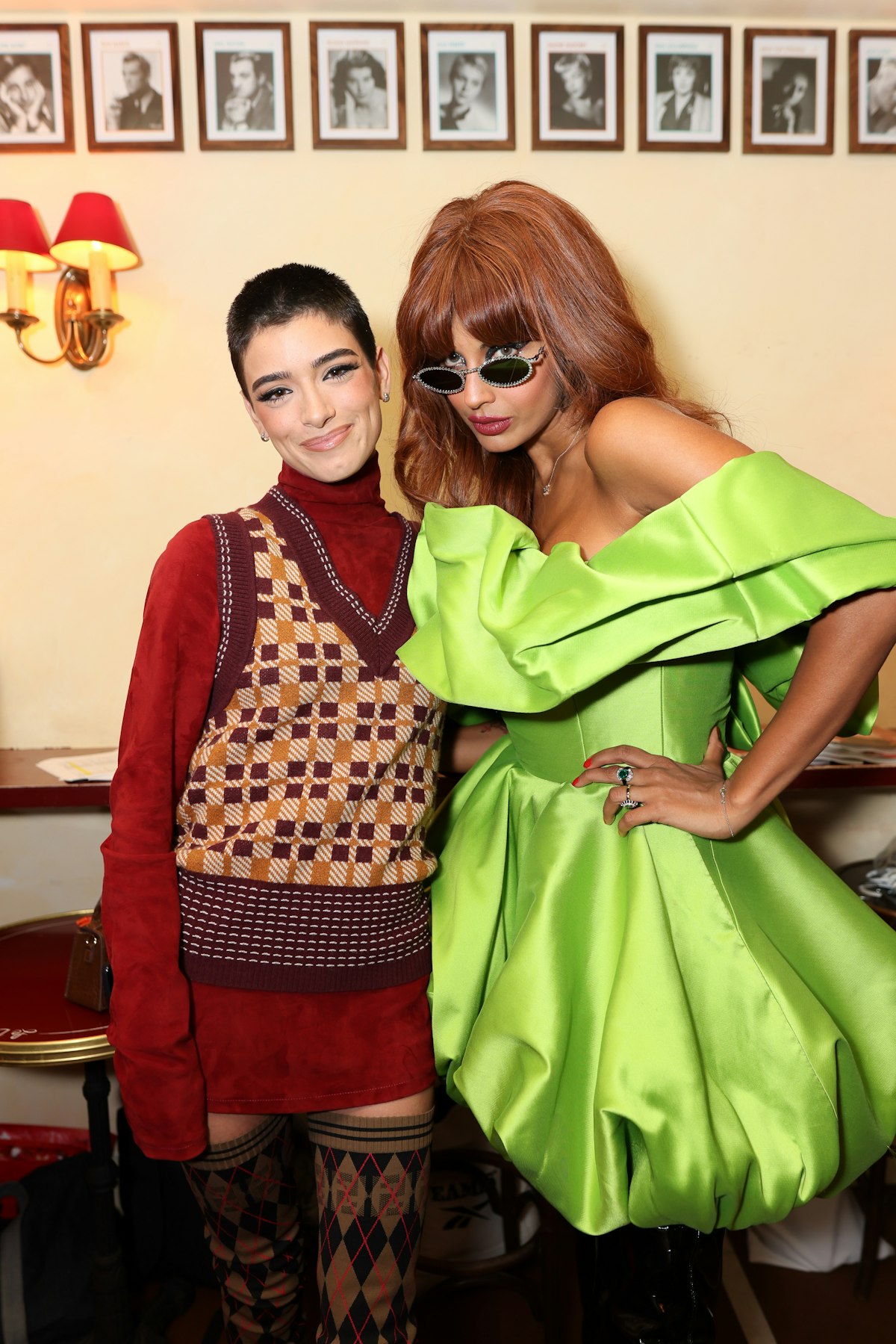 L'OFFICIEL Celebrates NYFW at Le Dive — Dixie D'Amelio Jameela Jamil