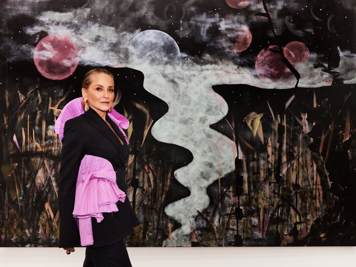 Sharon Stone Finds New Life in Art