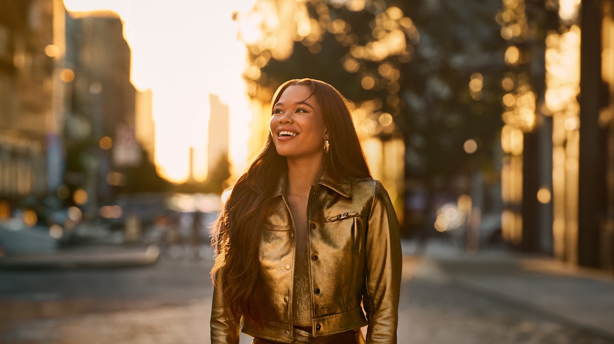 Storm Reid Shines as the Face of Coach Gold, the American Brand’s ...