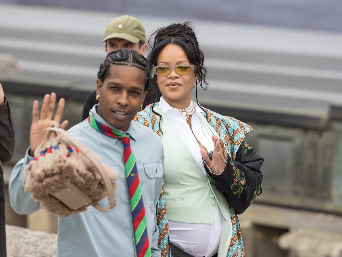 Rihanna and A$AP Rocky Arrive at Dior Men's Spring/Summer 2026 Show ...