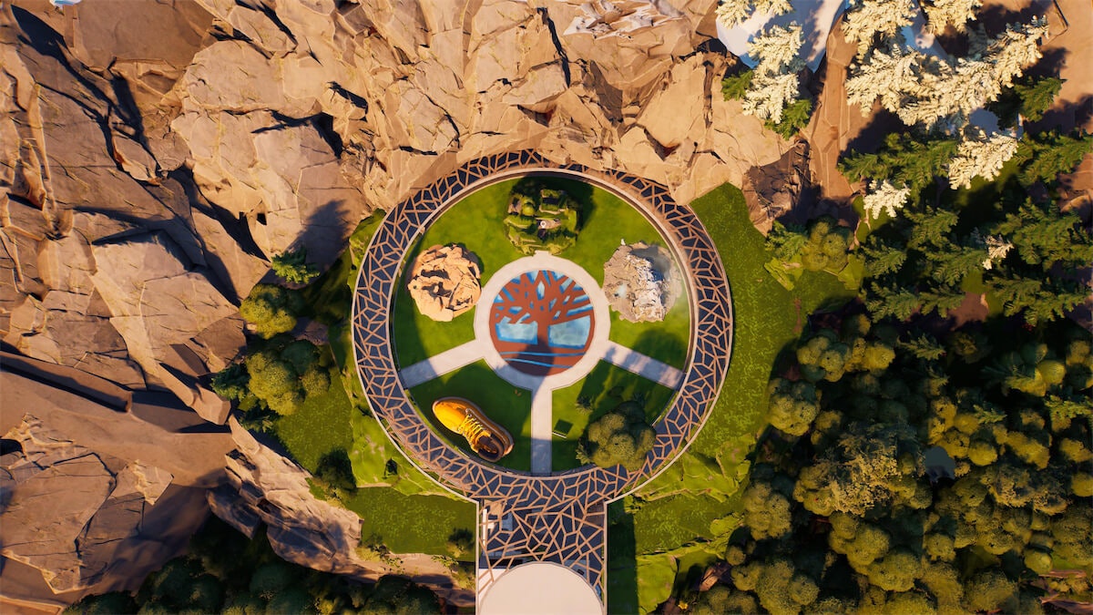 Inside the Timberland: Construct10061 Fortnite Island