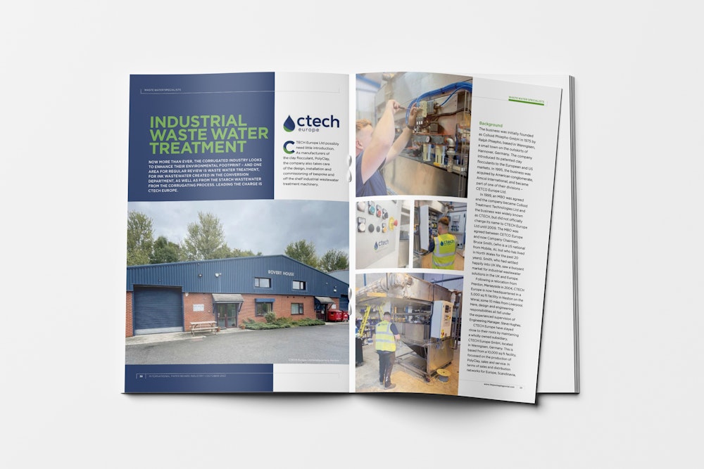 We've Featured in the International Paper Board Industry Magazine