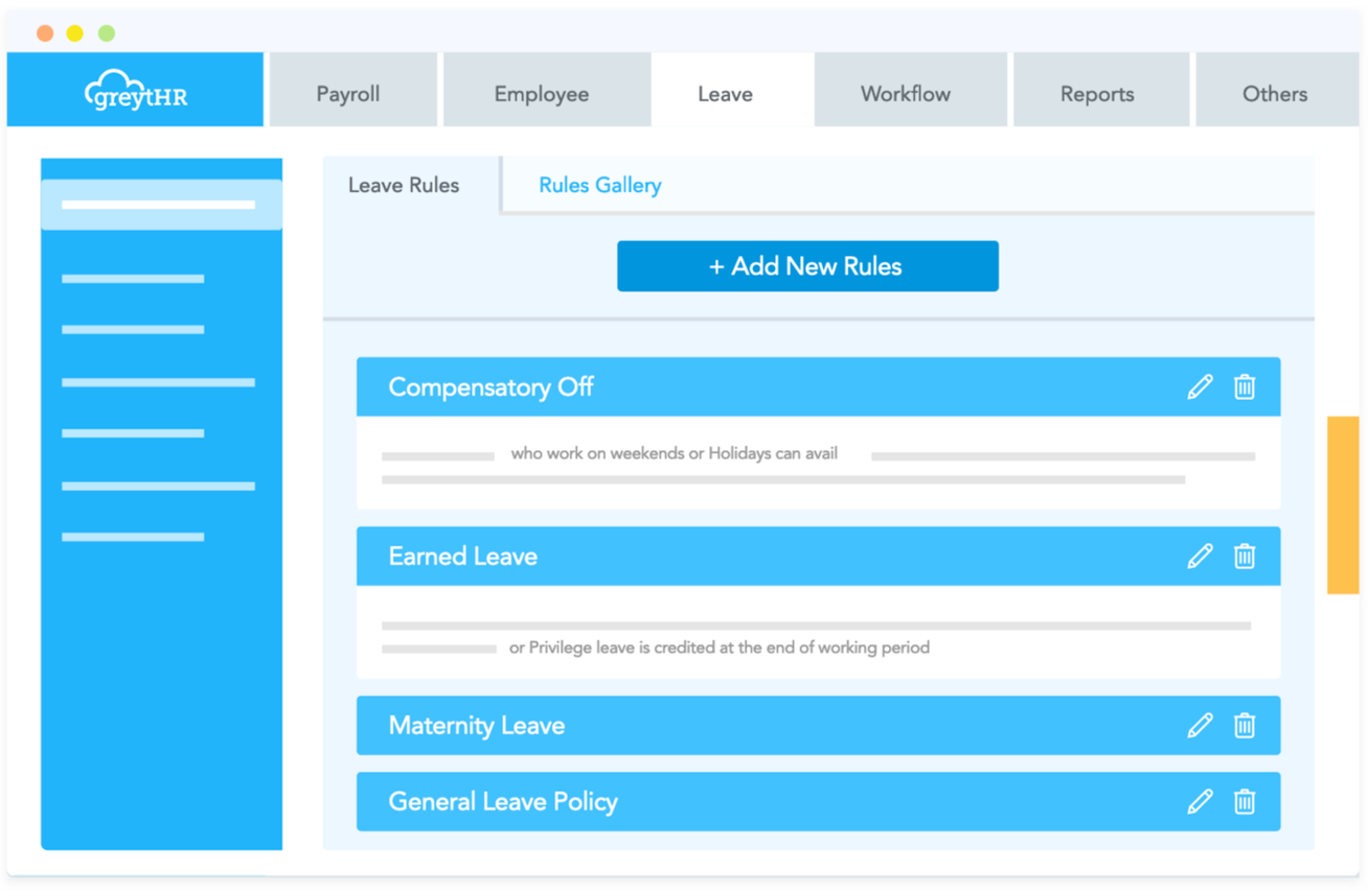 Online Leave Management | Leave Management System - greytHR