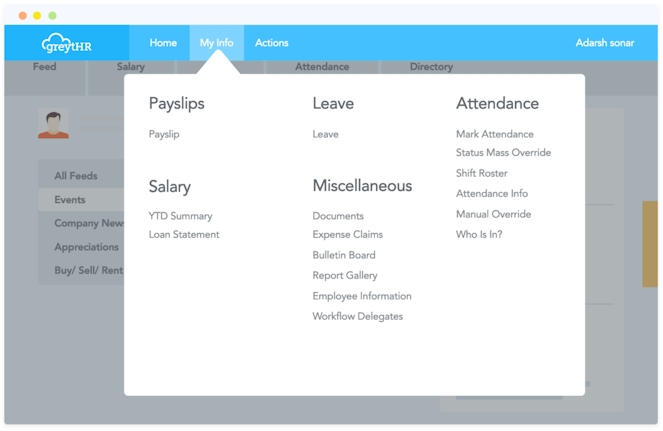 Employee Self Service Portal | ESS for Middle East| greytHR