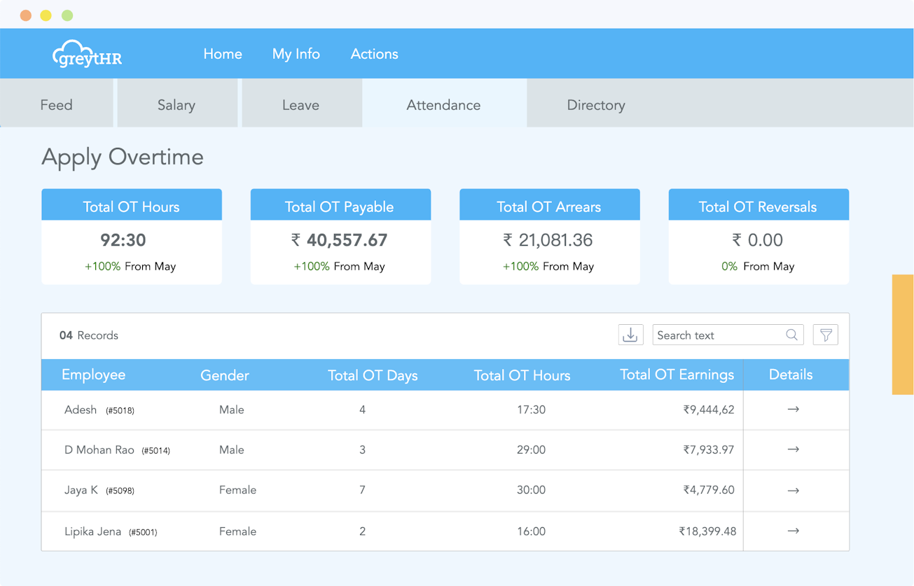 Attendance Management System | Attendance Software | greytHR