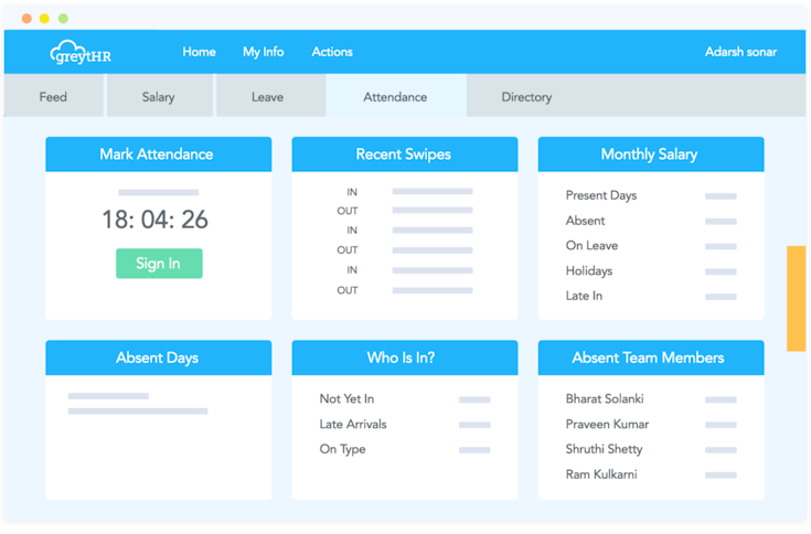 Attendance Management System | Attendance System - greytHR