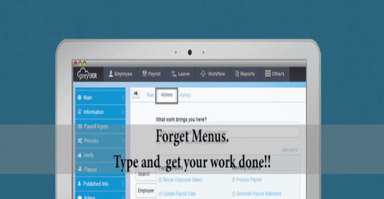 Forget Menus. Type and get your work done