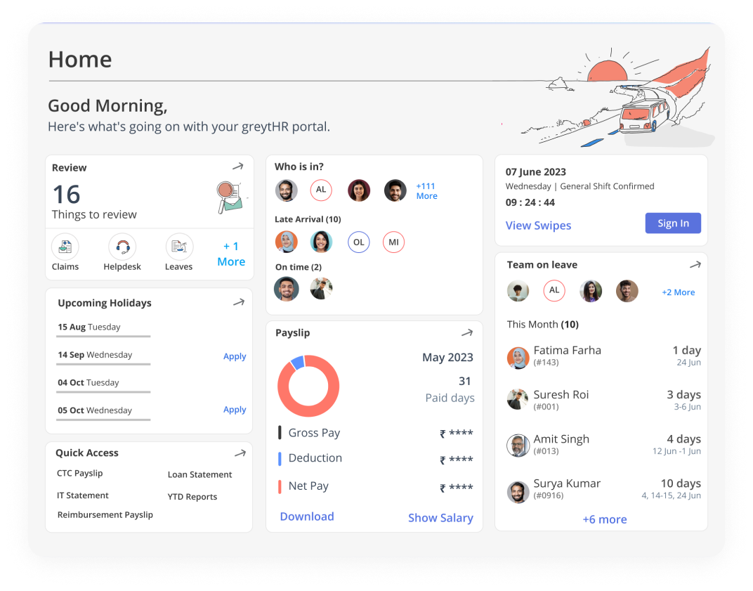 Employee Self-Service (ESS) Portal | Payslips, Leave & Attendance