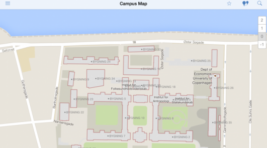 UCPH Map - digitalt kort over CSS - ALT ANDET LIGE