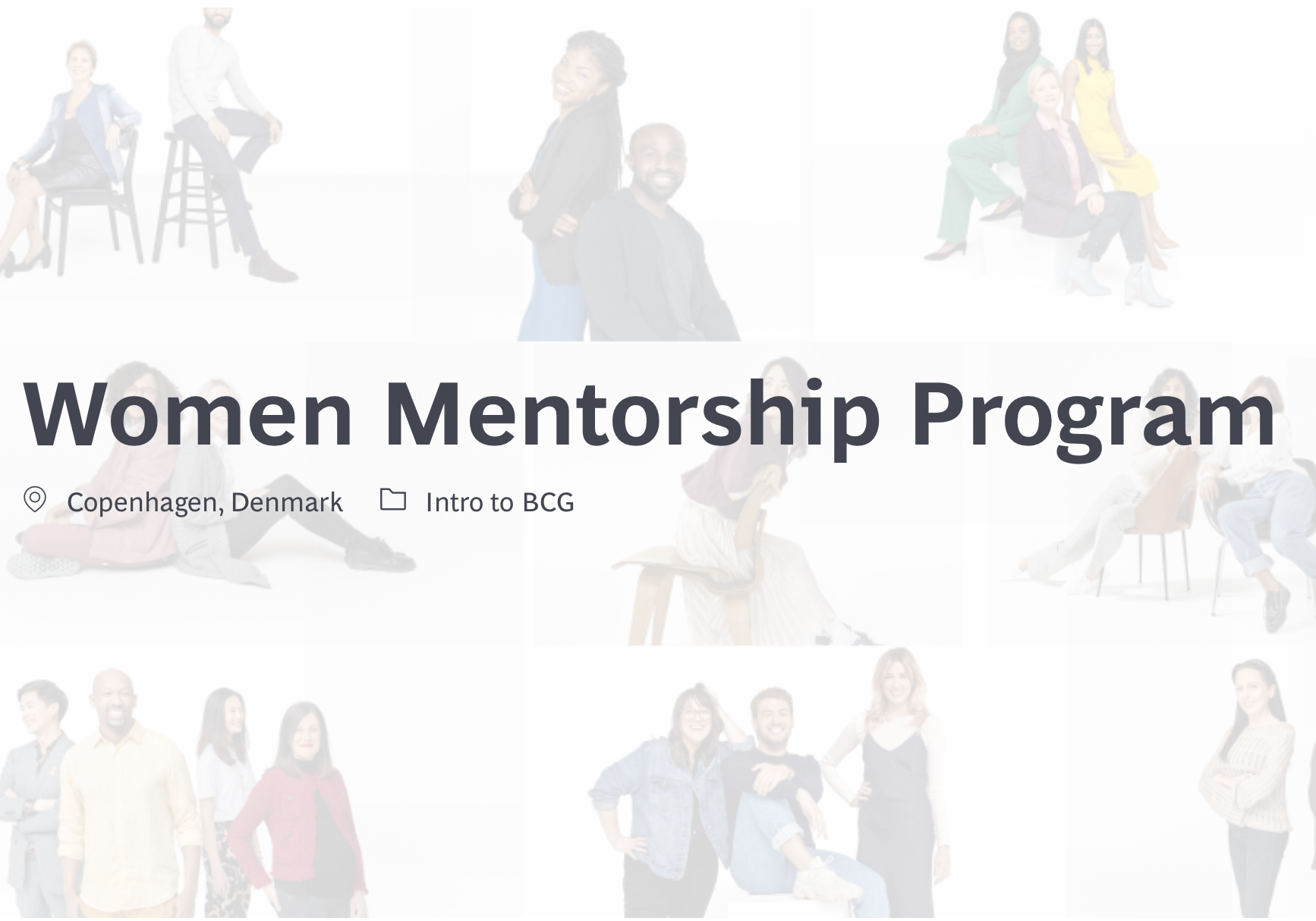 Women Mentorship Program - ALT ANDET LIGE