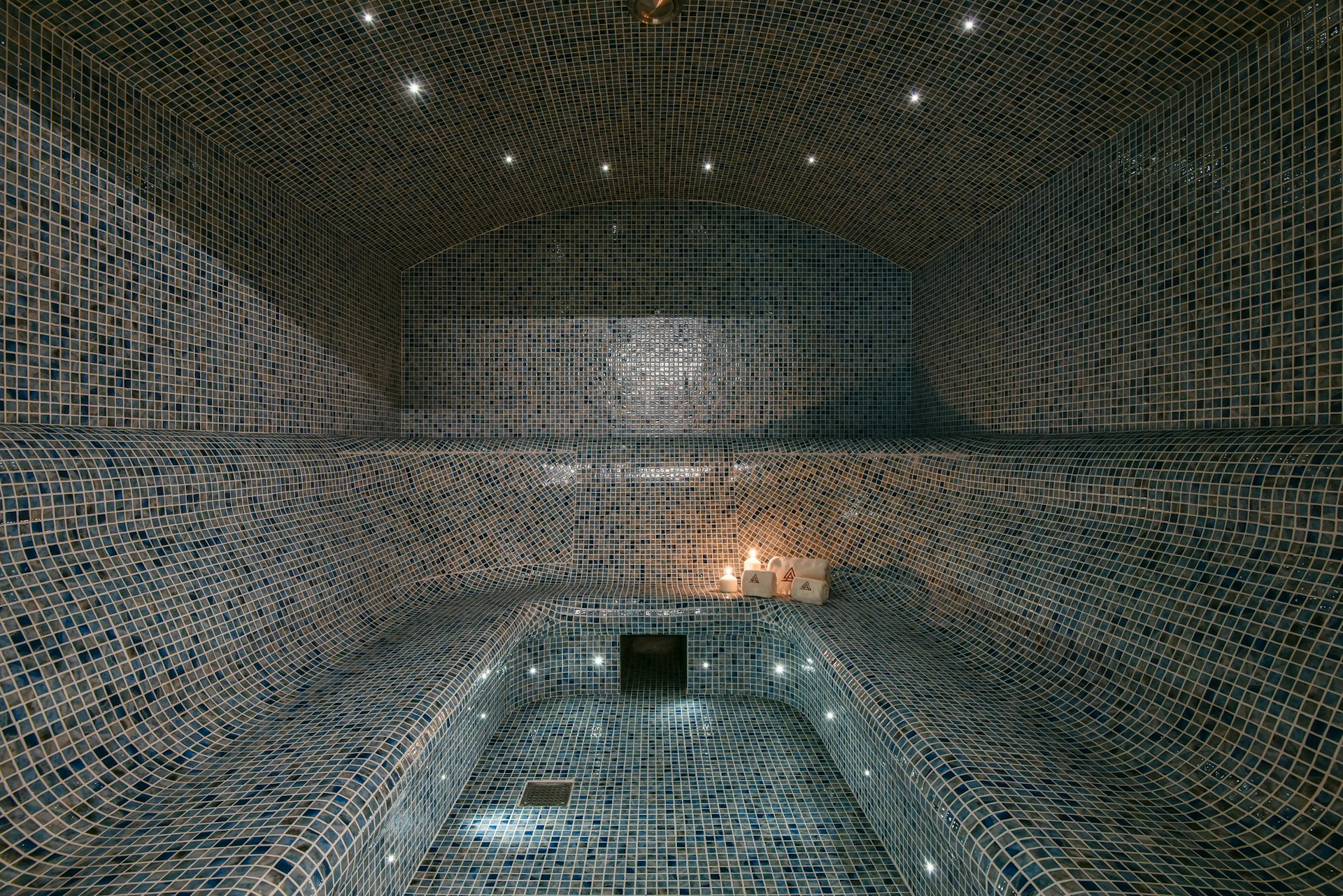 Beautiful Sauna area for a luxury sports centre | Harvia