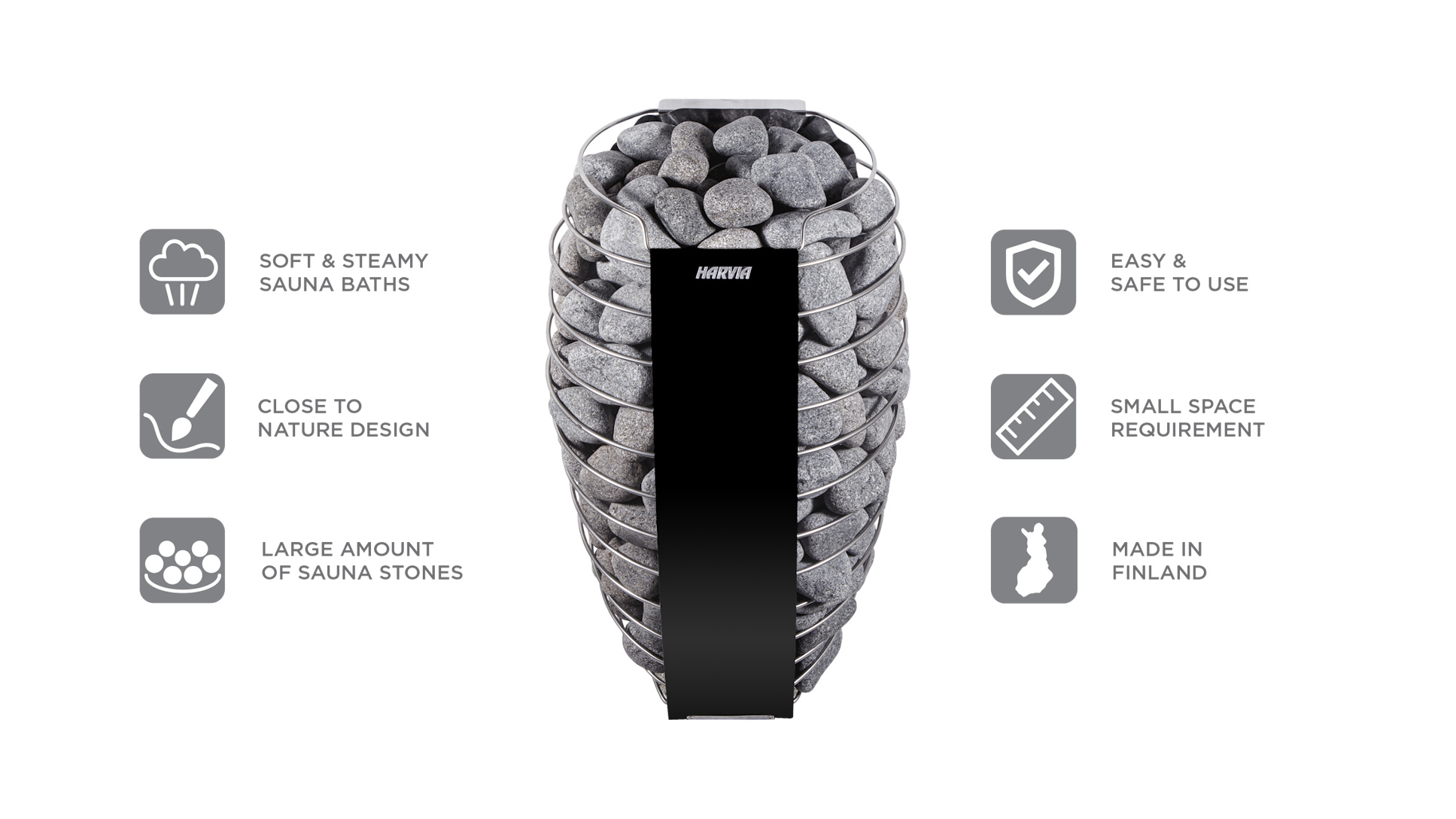 Harvia Spirit electric heater | Spirit of Löyly | Harvia