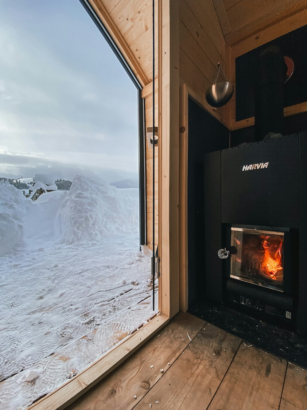 Harvia Linear wood-burning heaters | Harvia