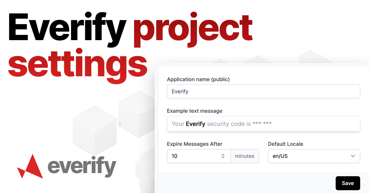 Everify Project Settings | Everify