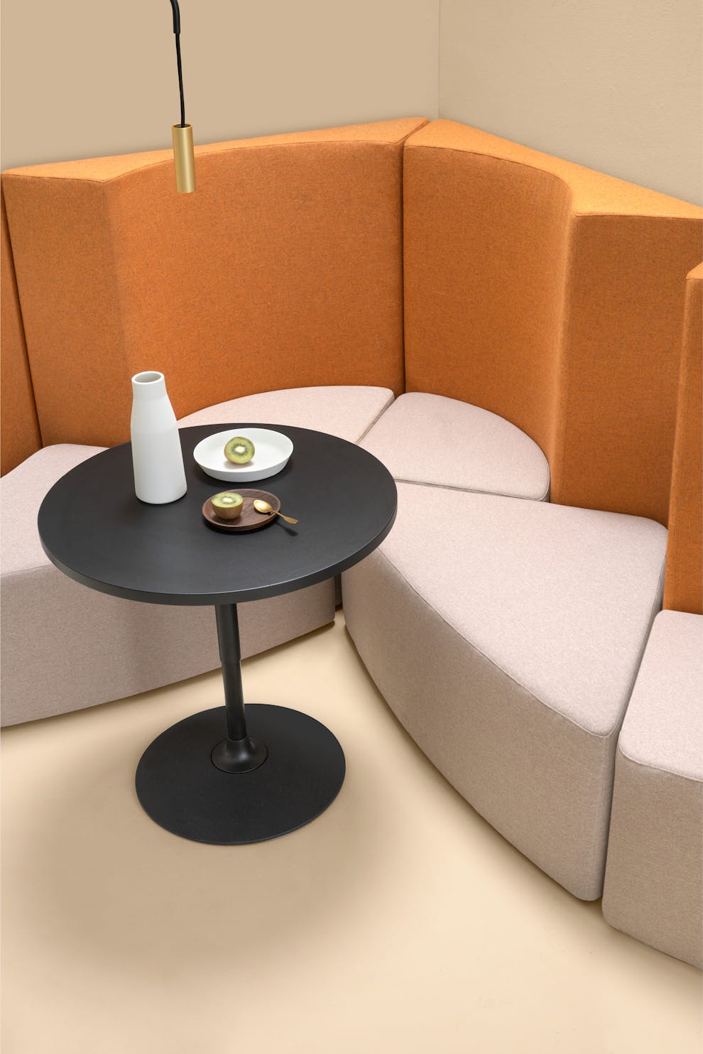 Head - elevating table with melamine top