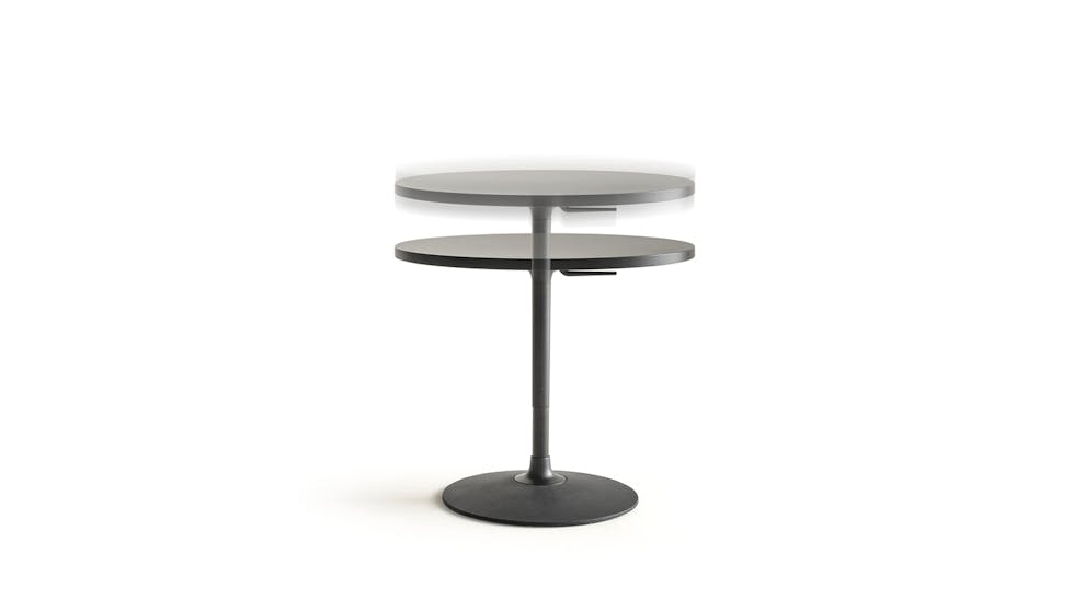 Head - elevating table with melamine top