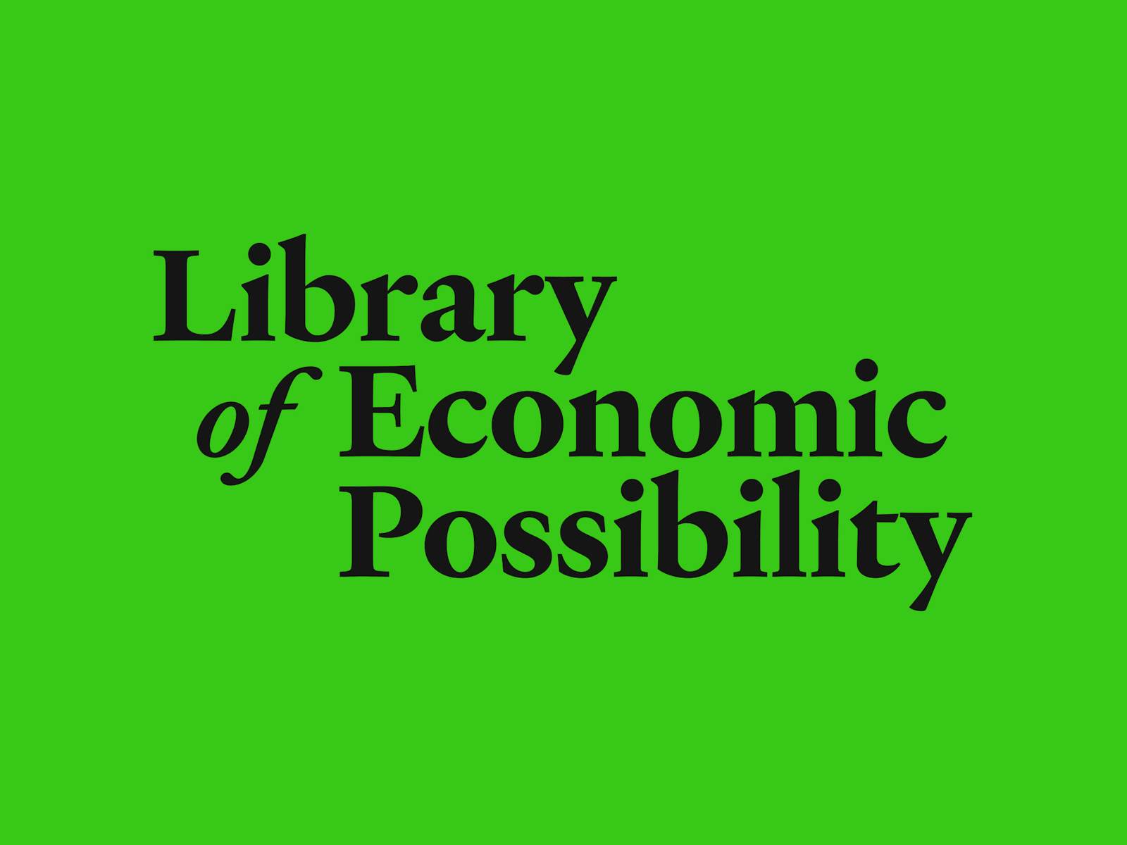 Authors | The Library of Economic Possibility