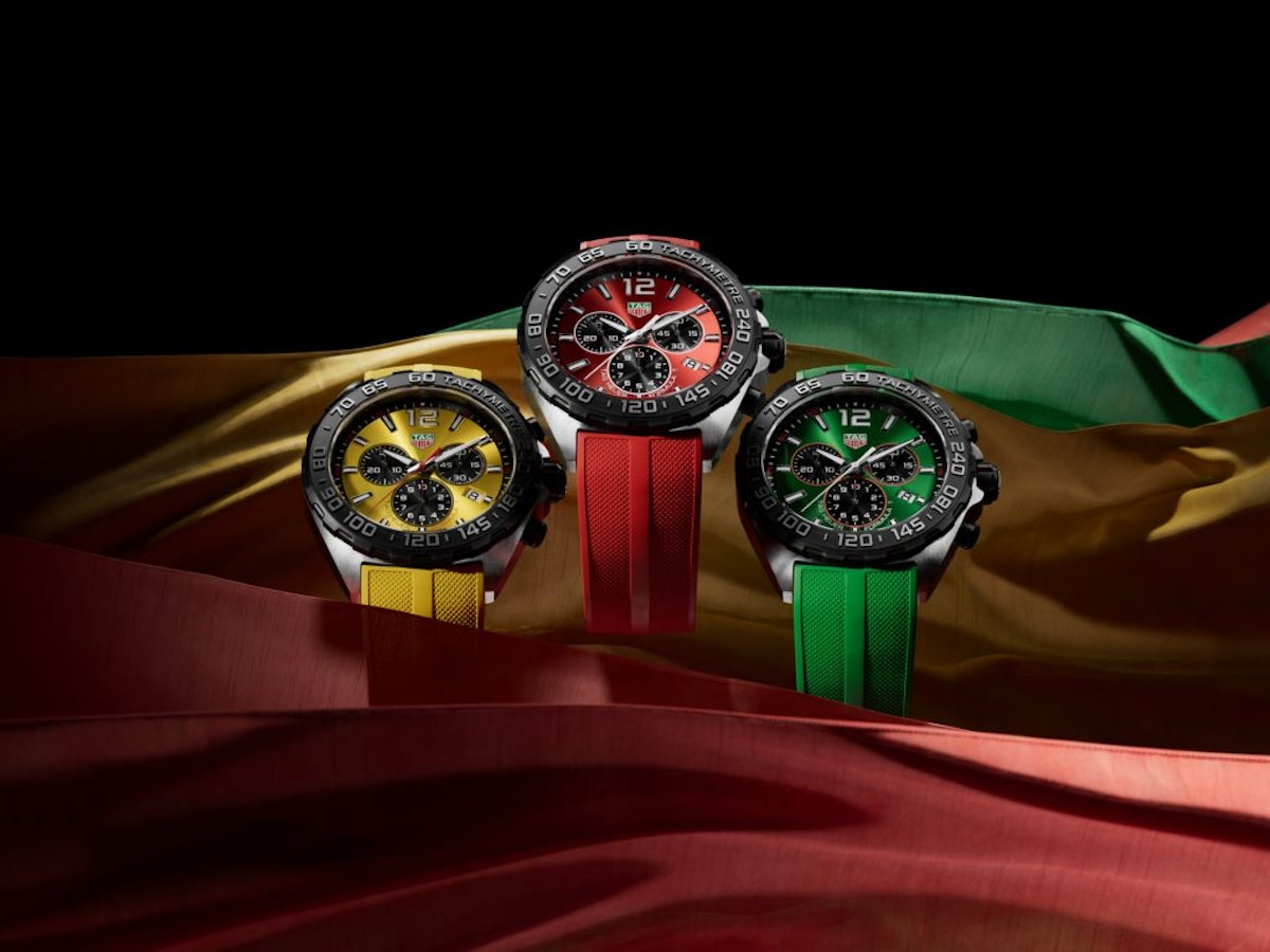 Formula 1’s Signature Colors Make Their Way Into These Timepieces