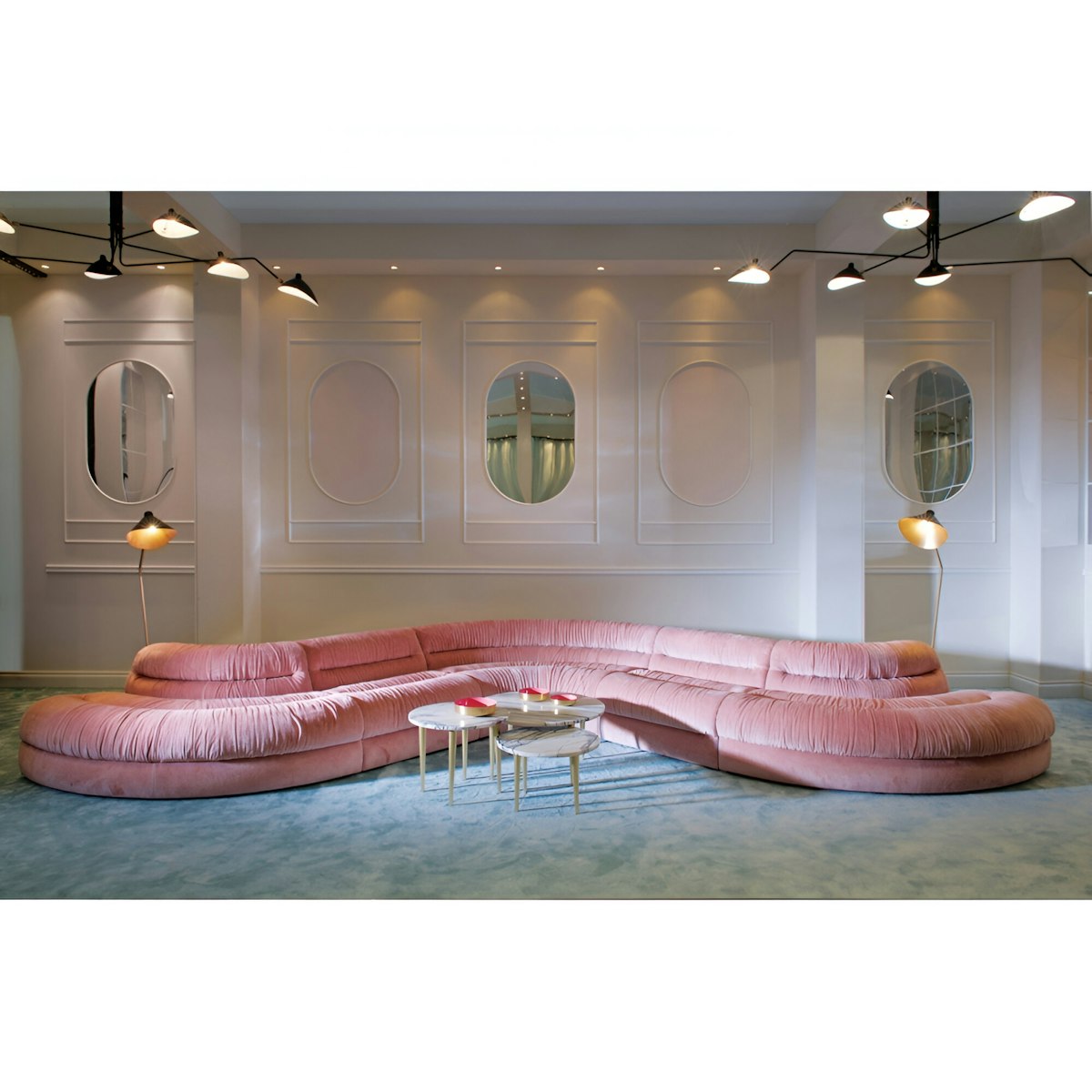 Curves of Comfort: The Allure of Dom Edizioni's Snake Sofa