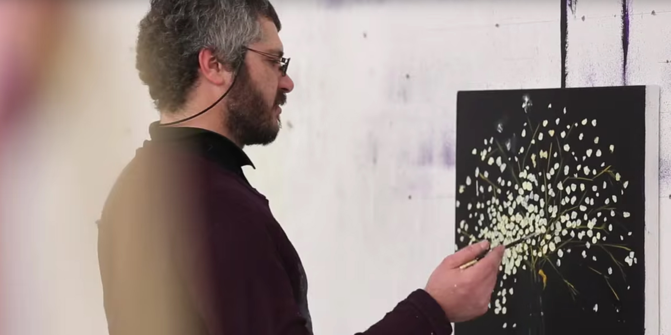 Artist Nigel Milsom in his studio | Art Gallery of NSW