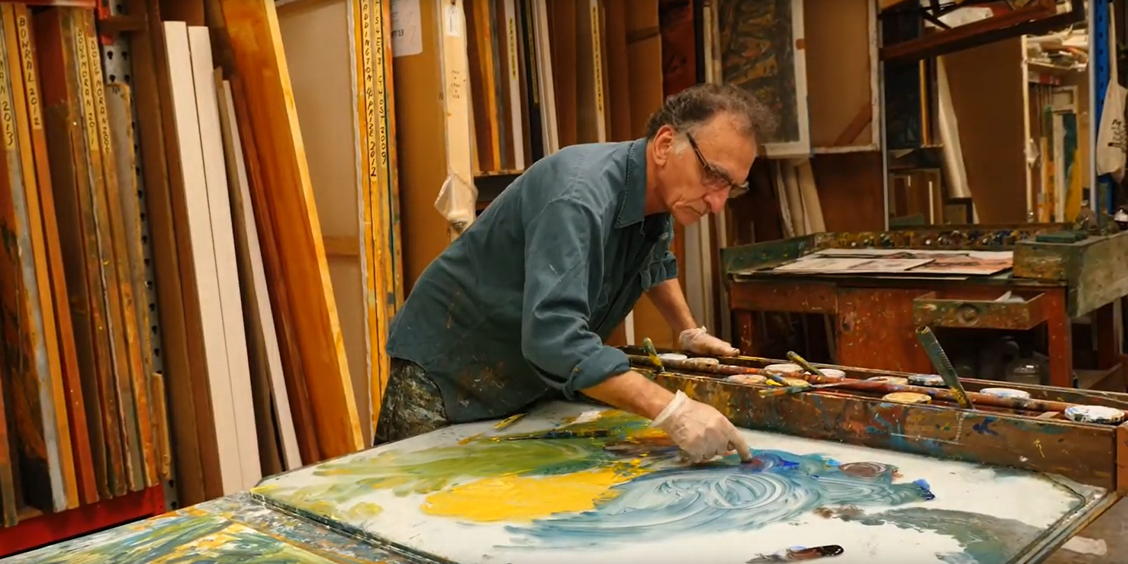 Artist Tony Costa at home and in his studio | Art Gallery of NSW
