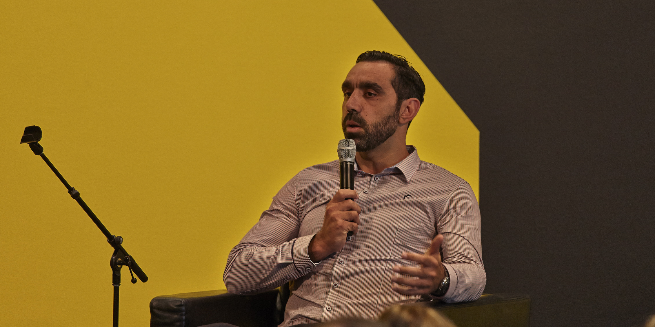 Adam Goodes with Hetti Perkins | Art Gallery of NSW