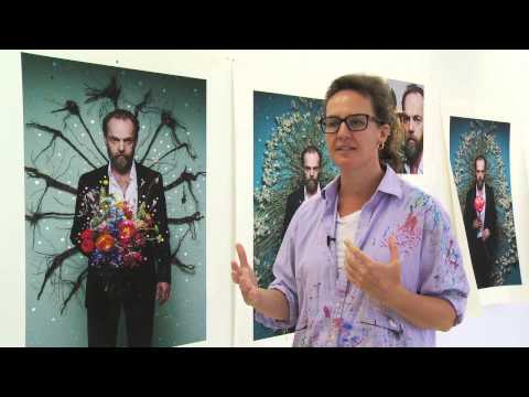 Artist Del Kathryn Barton in her studio | Art Gallery of NSW