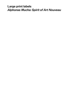 Alphonse Mucha | Art Gallery of NSW