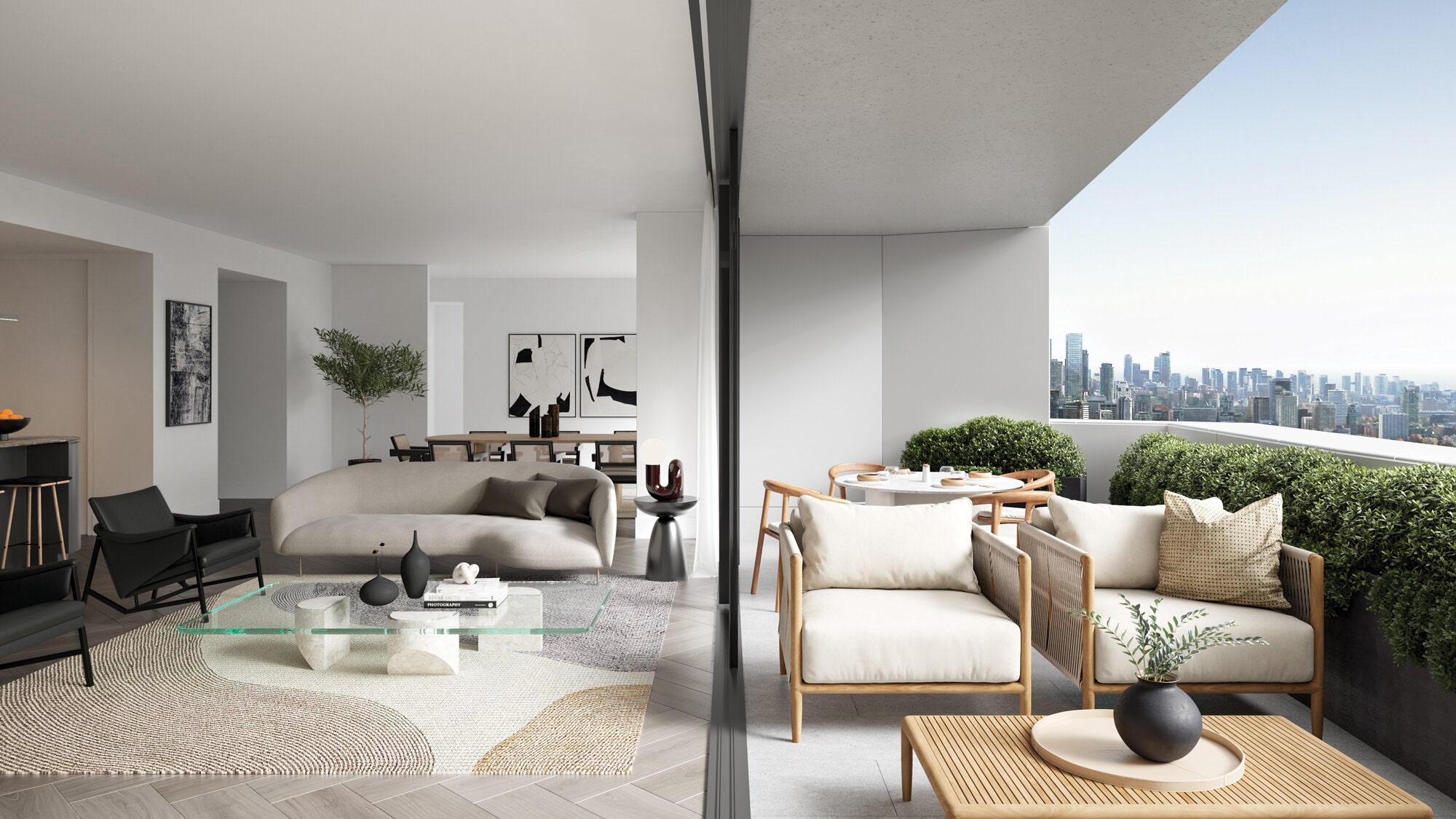 Living Spaces at One Delisle – One Delisle