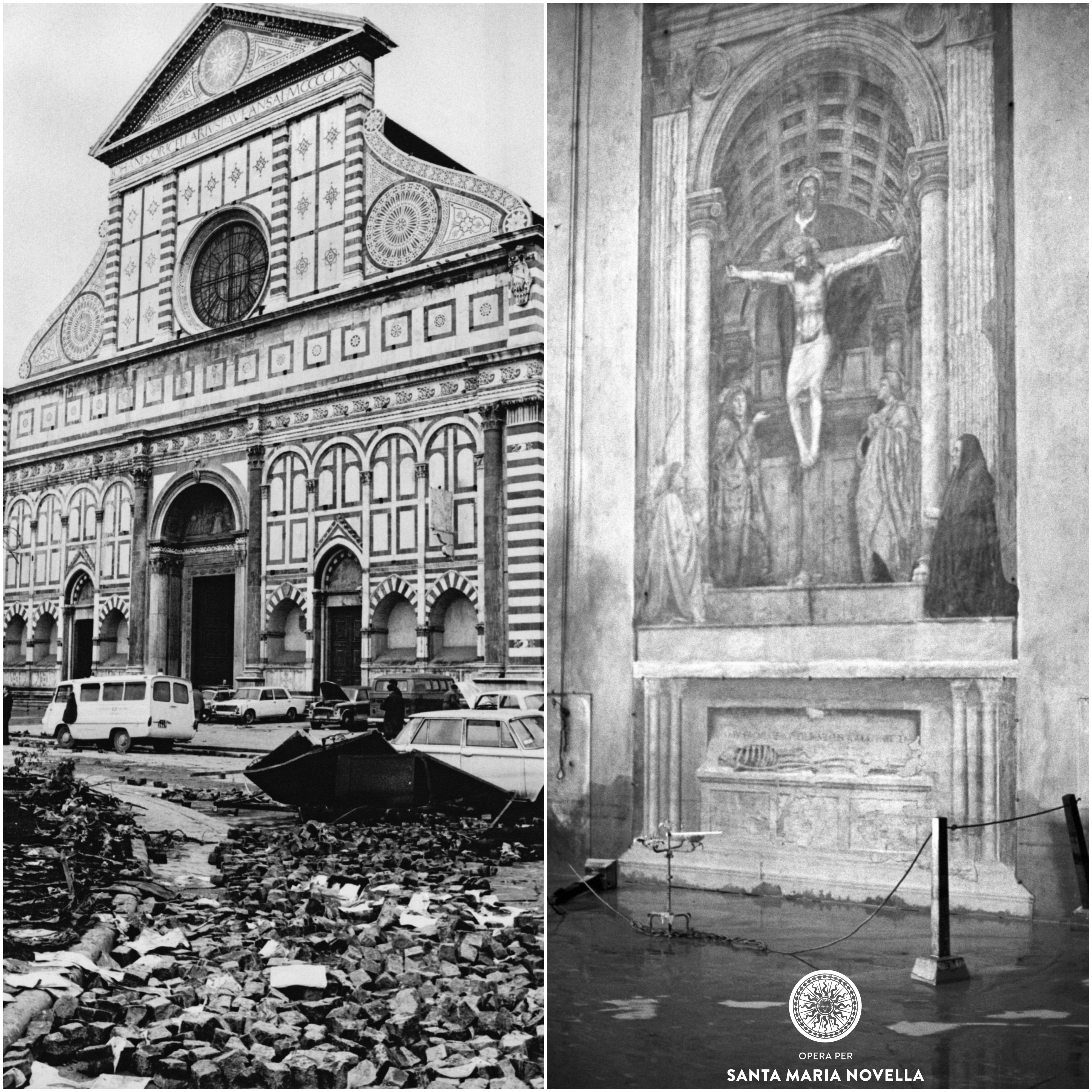 Telling the big flood in Santa Maria Novella