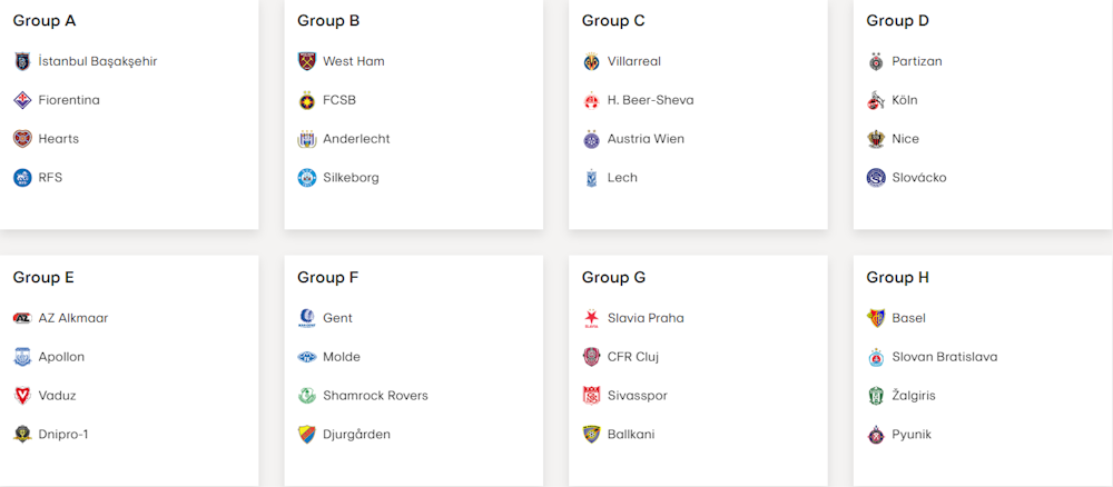 Grupele Conference League 2022/2023. FCSB dă piept cu West Ham United ...