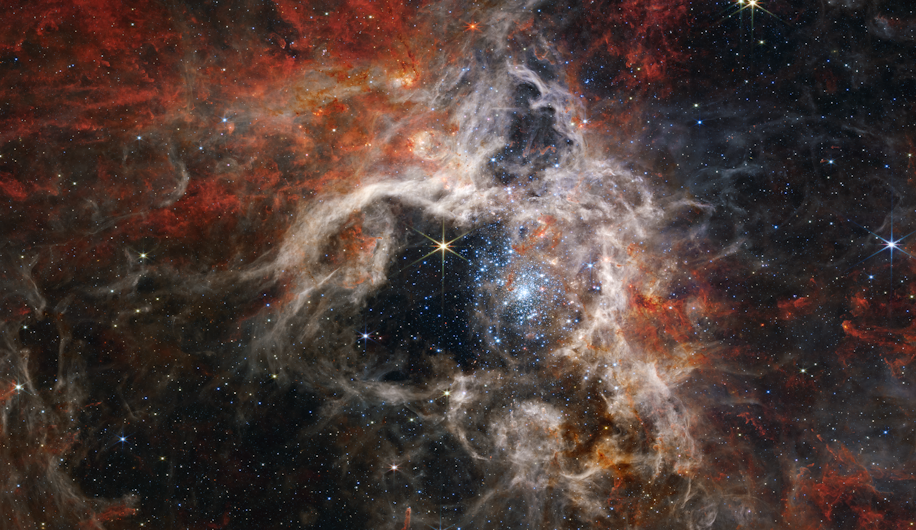 FOTO | Noi imagini cu nebuloasa Tarantula surprinse de telescopul James Webb al NASA