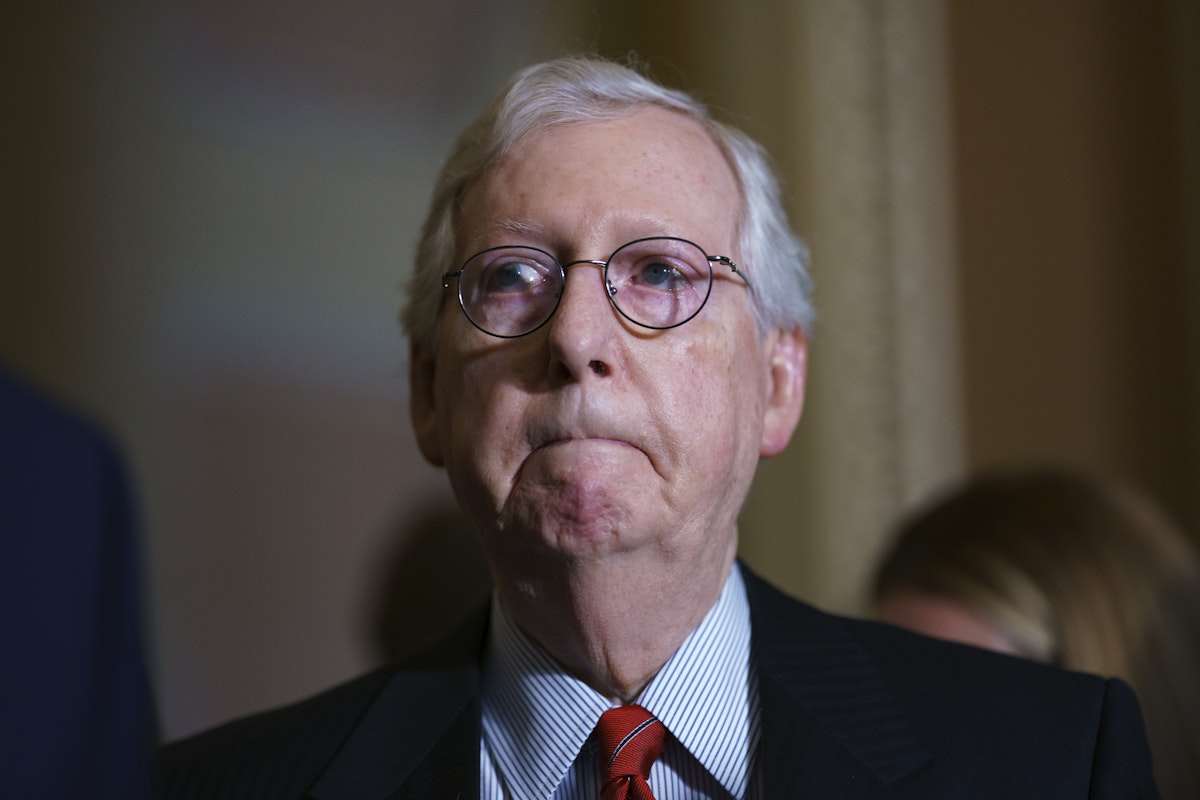 Liderul republicanilor din Senatul SUA, Mitch McConnell, a avut un nou ...