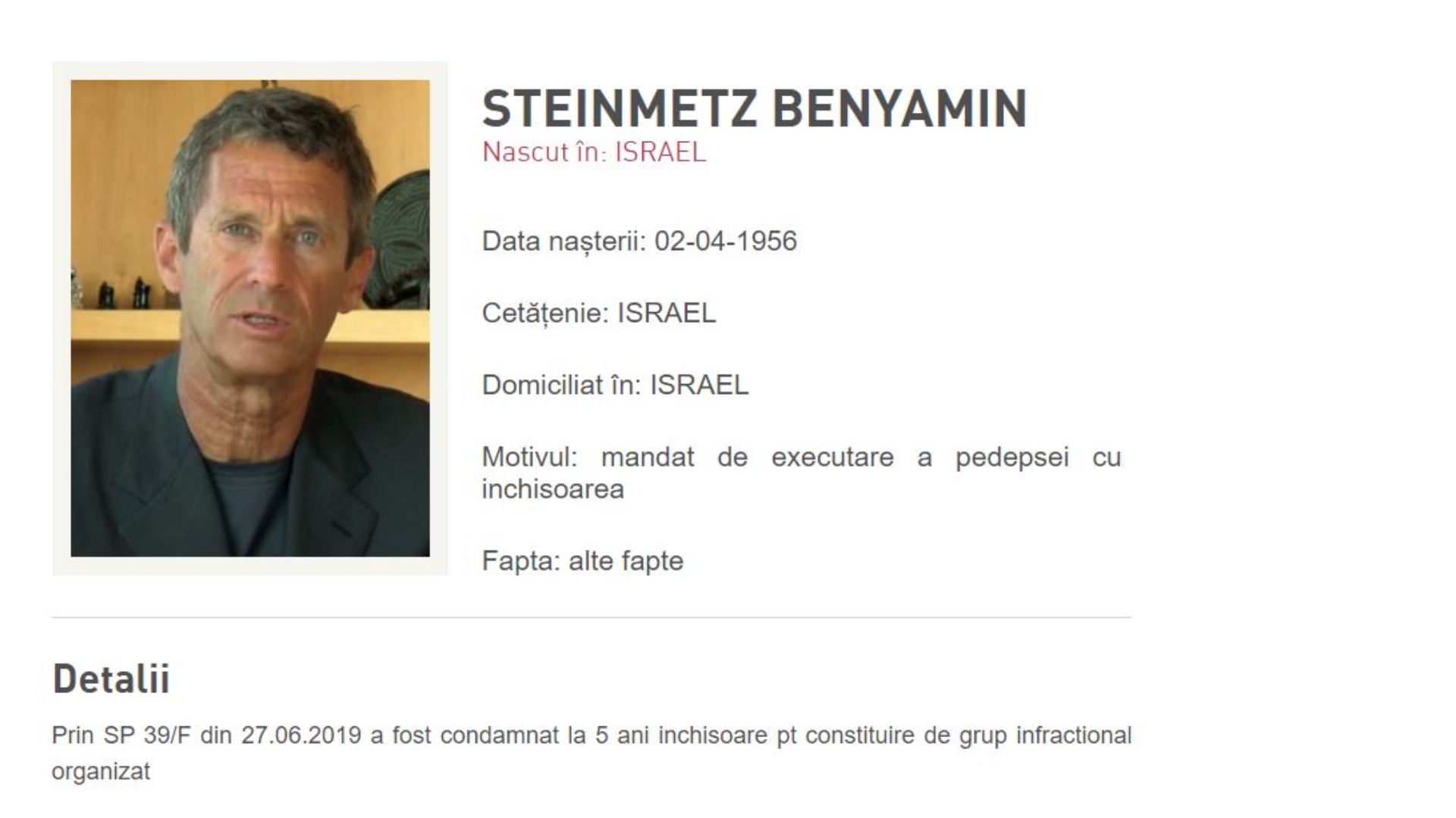 Beny Steinmetz, condamnat la 5 ani în dosarul „Ferma Băneasa”, a fost ...