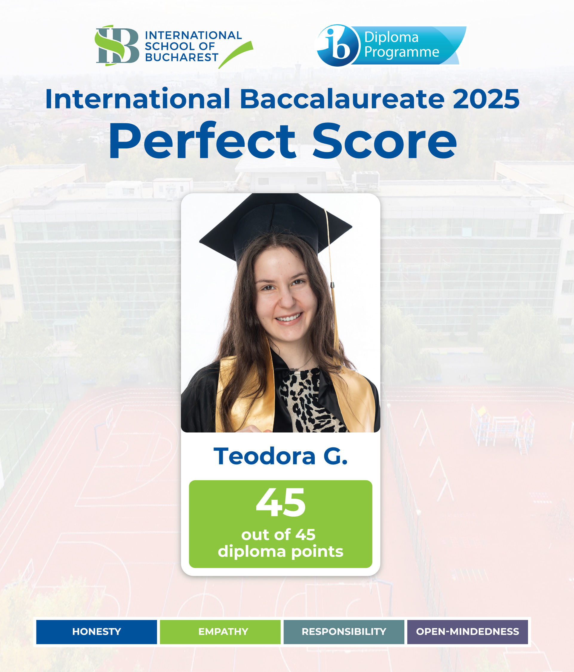 Teodora, singura din România cu scor maxim la Bacalaureatul ...