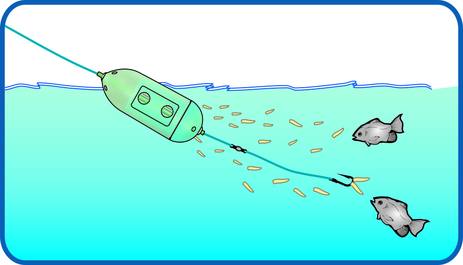 FLOATING SLIDING SWIMFEEDER