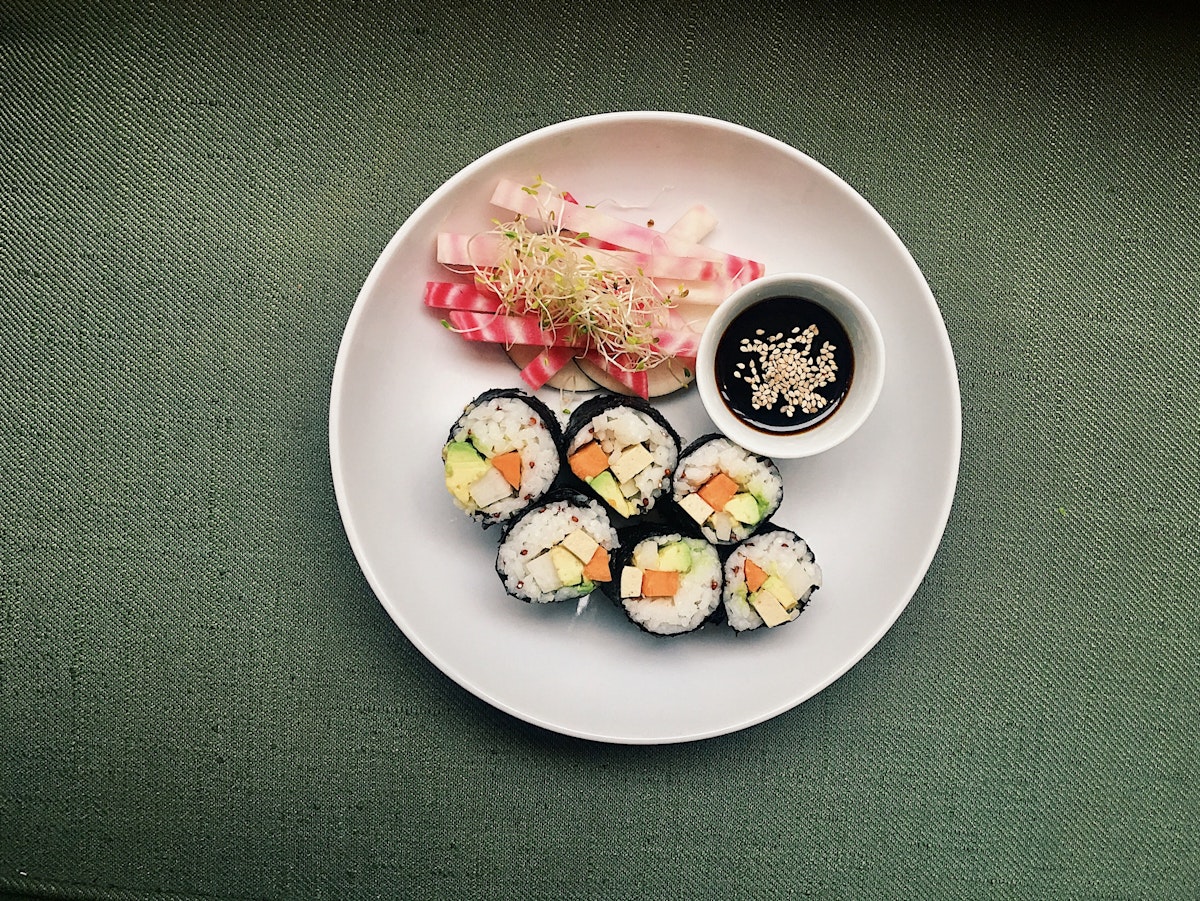 Comment faire des makis vegan