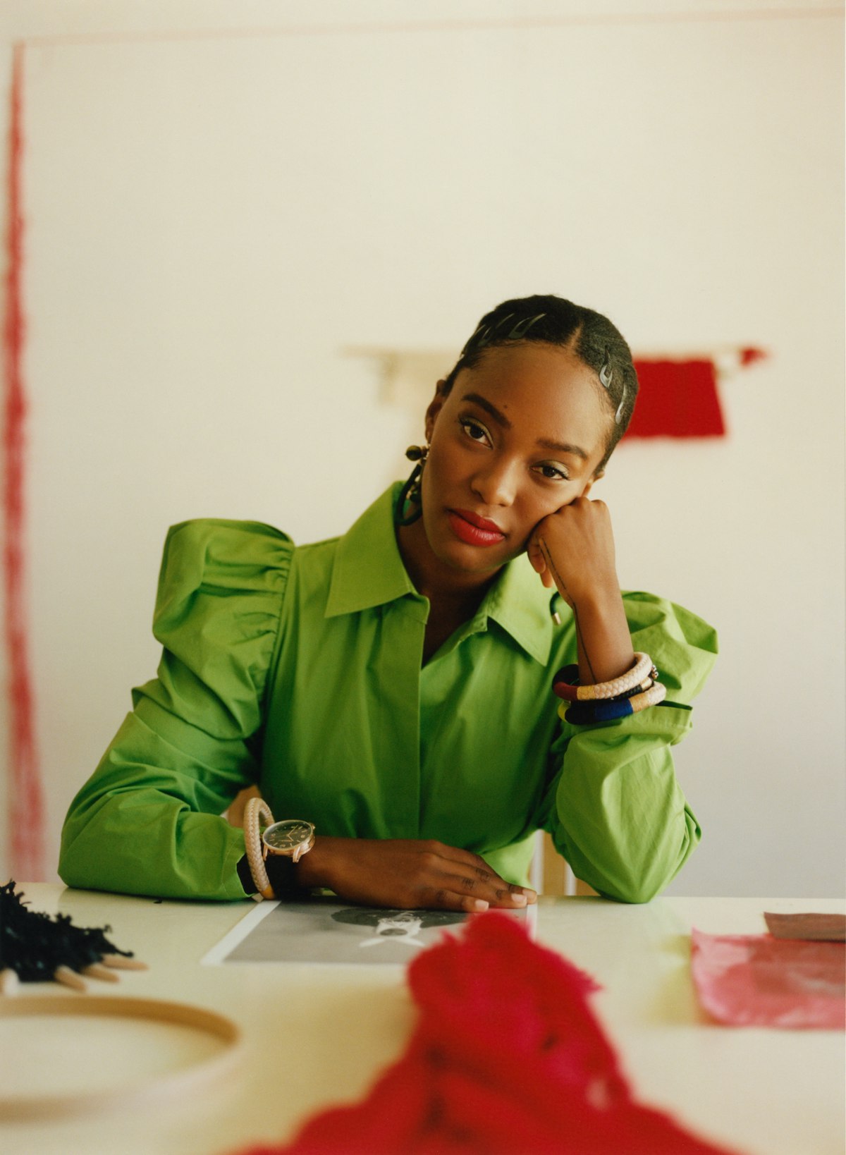 Girl about town, portrait de l'artiste Tony Gum