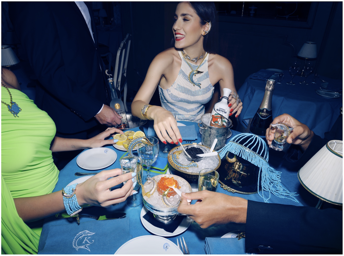 Begüm Khan x Caviar Kaspia : une célébration de l'artisanat Ottoman