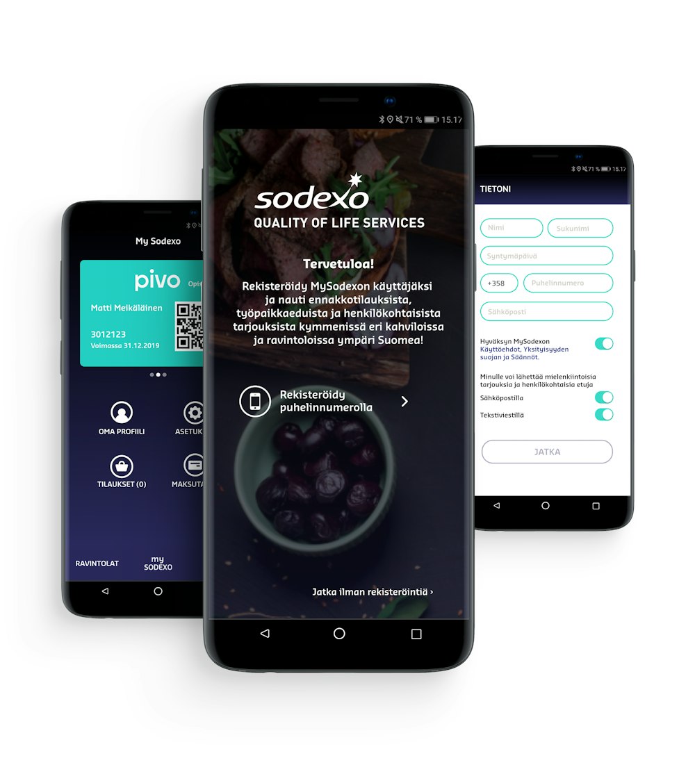Pivo maksutavaksi MySodexo-sovellukseen • Yonoton