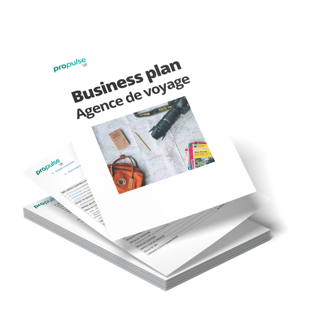 Business Plan Agence de voyage en ligne & gratuit