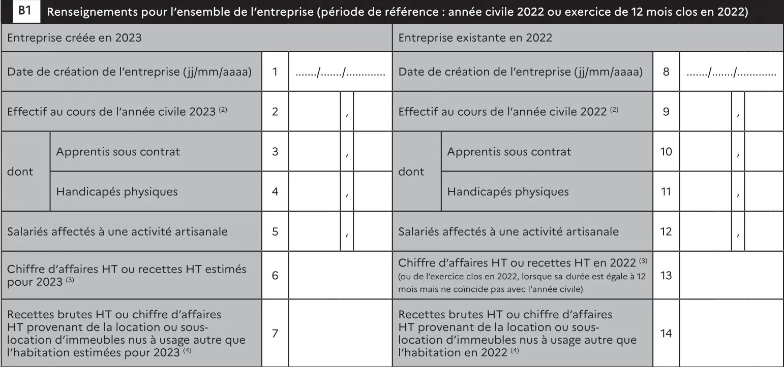 Déclaration de CFE : Bien remplir le formulaire 1447-c en 2024