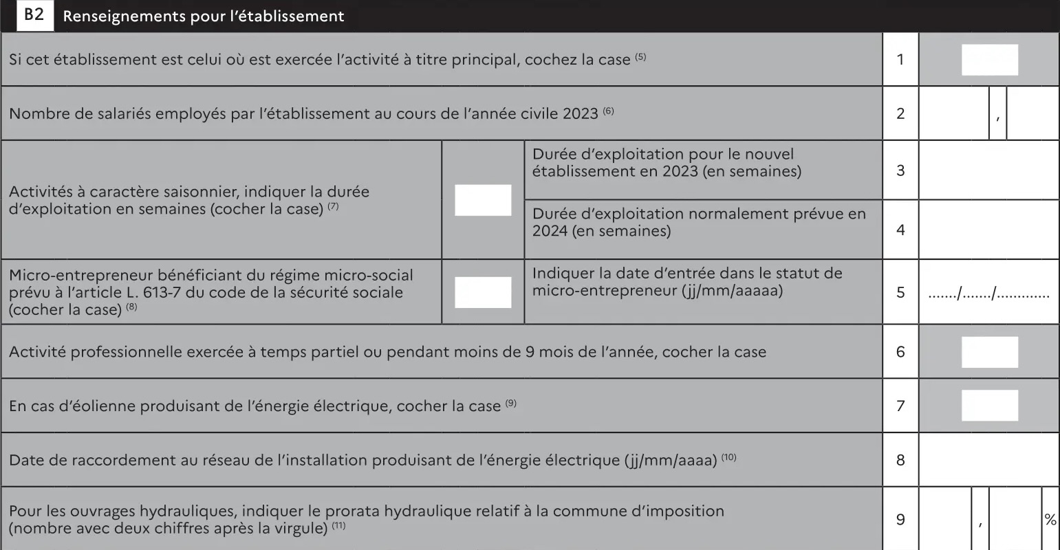 Déclaration de CFE : Bien remplir le formulaire 1447-c en 2024