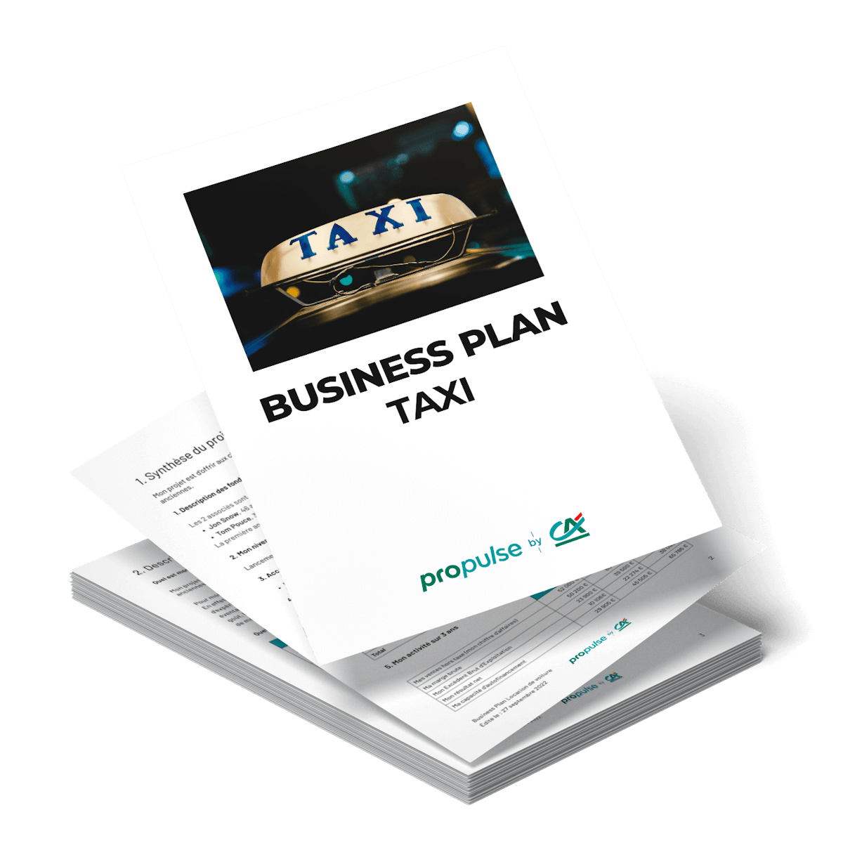 Business Plan Taxi en ligne & gratuit | Propulse by CA