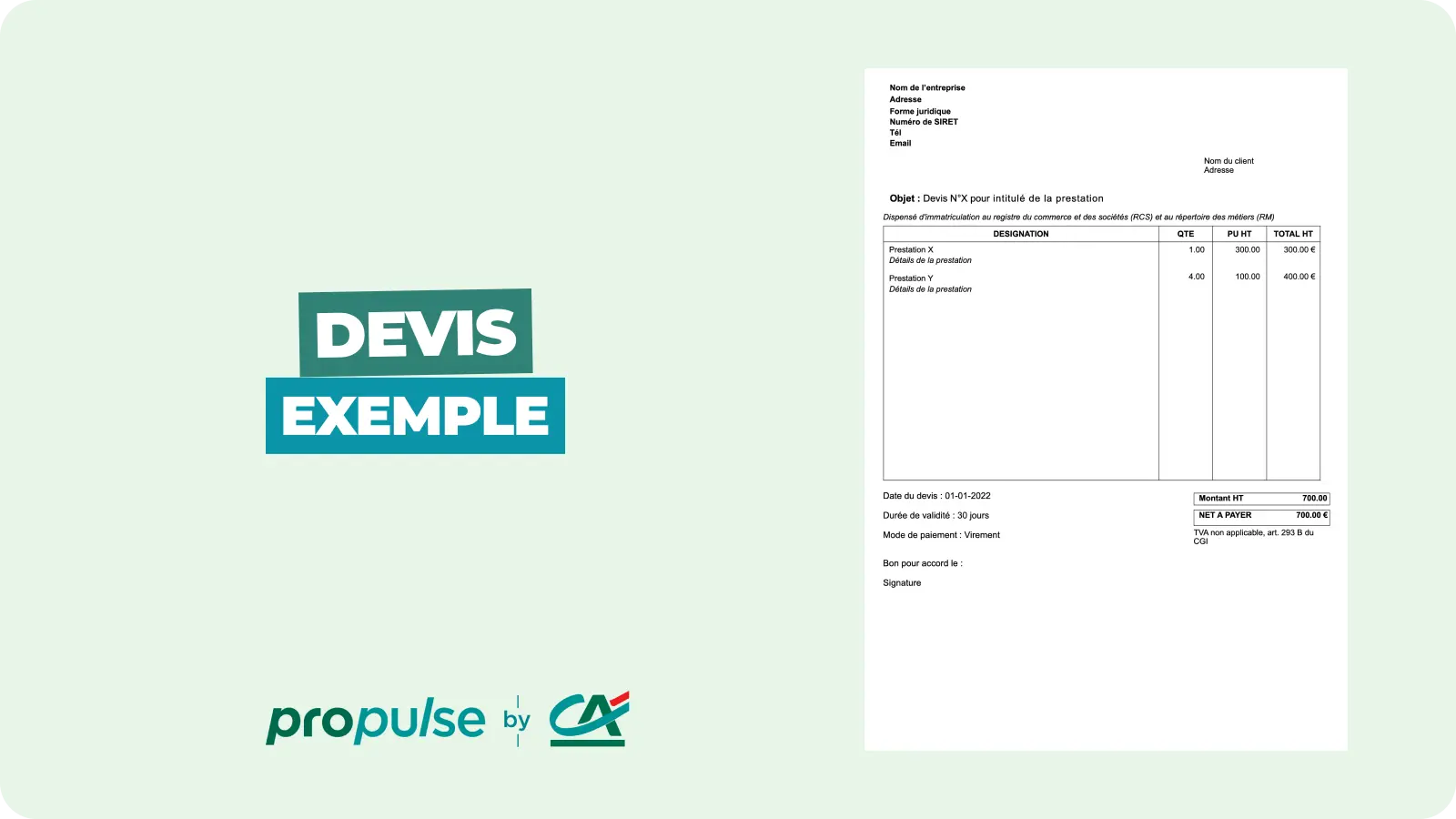 Comment Faire Un Devis Exemple PDF Gratuit Comment Faire Un Devis Exemple PDF Gratuit
